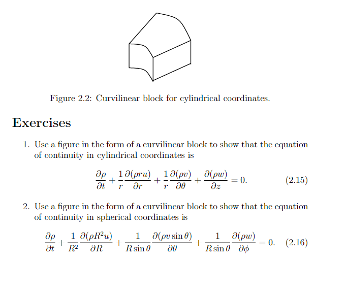 Solved Figure 2.2: Curvilinear block for cylindrical | Chegg.com