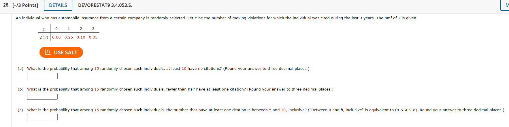 Solved \begin{tabular}{c|cccc} y & 0 & 1 & 2 & 3 \\ | Chegg.com