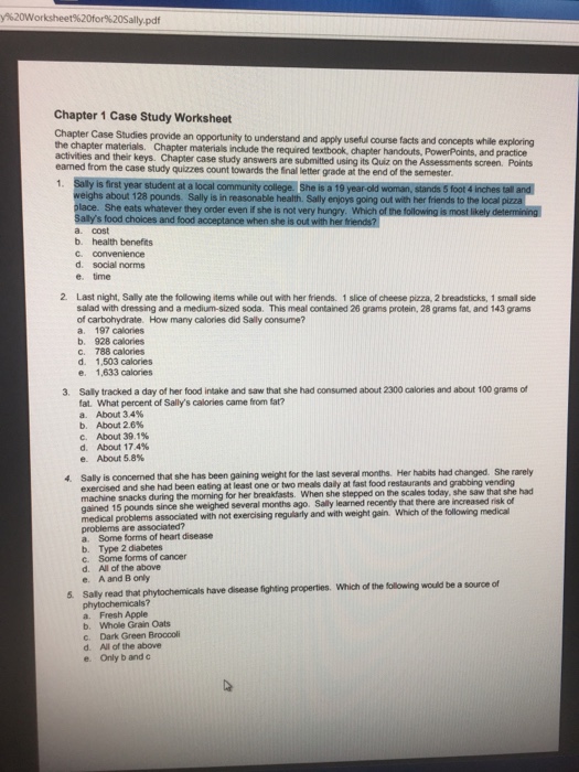 Solved Nutrition question, I need help with #1 & 4, I think | Chegg.com