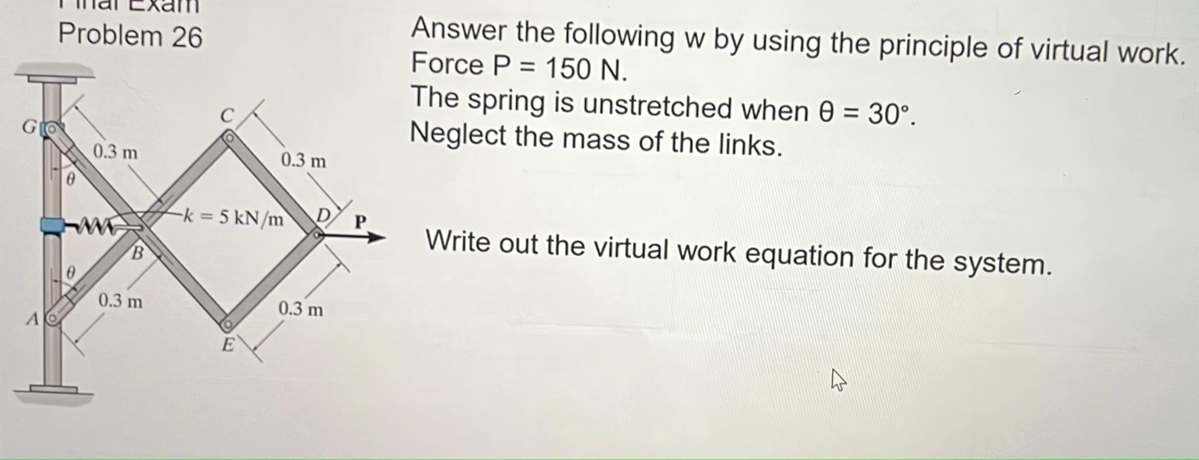 Solved Problem 26 Answer the following w by using the | Chegg.com