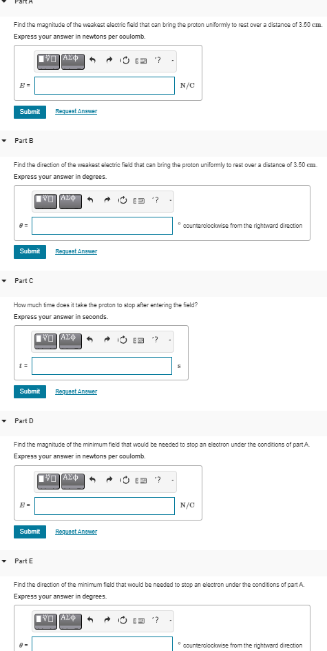 Solved A proton is traveling horizontally to the right at | Chegg.com
