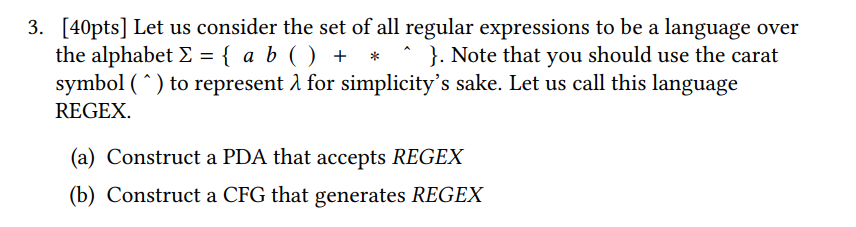 Solved In JFLAP with a diagram of PDA and CFG that accepts | Chegg.com