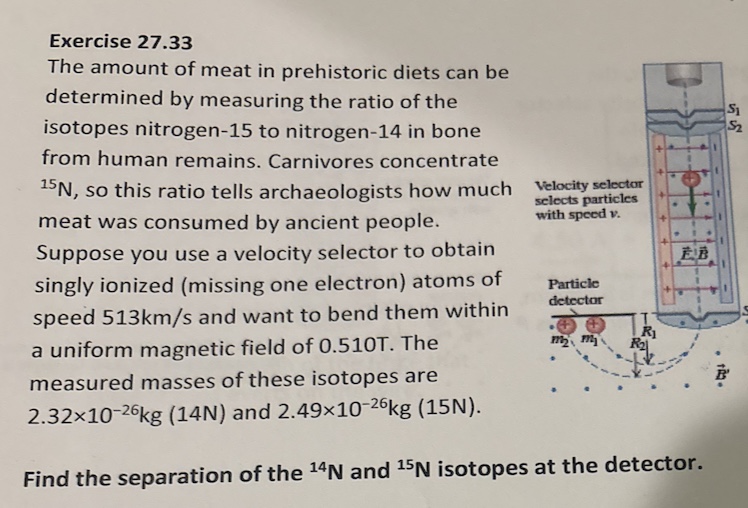 Solved Exercise 27.33The amount of ﻿meat in ﻿prehistoric | Chegg.com