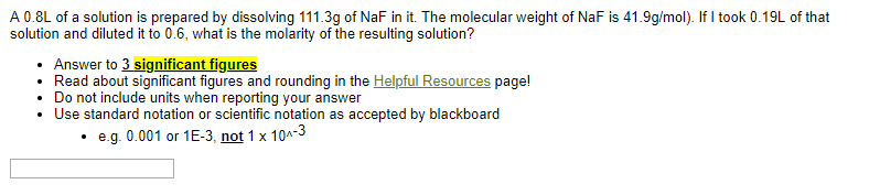 Solved A chemist starts with 71mL of a 0.2M NaCl solution | Chegg.com