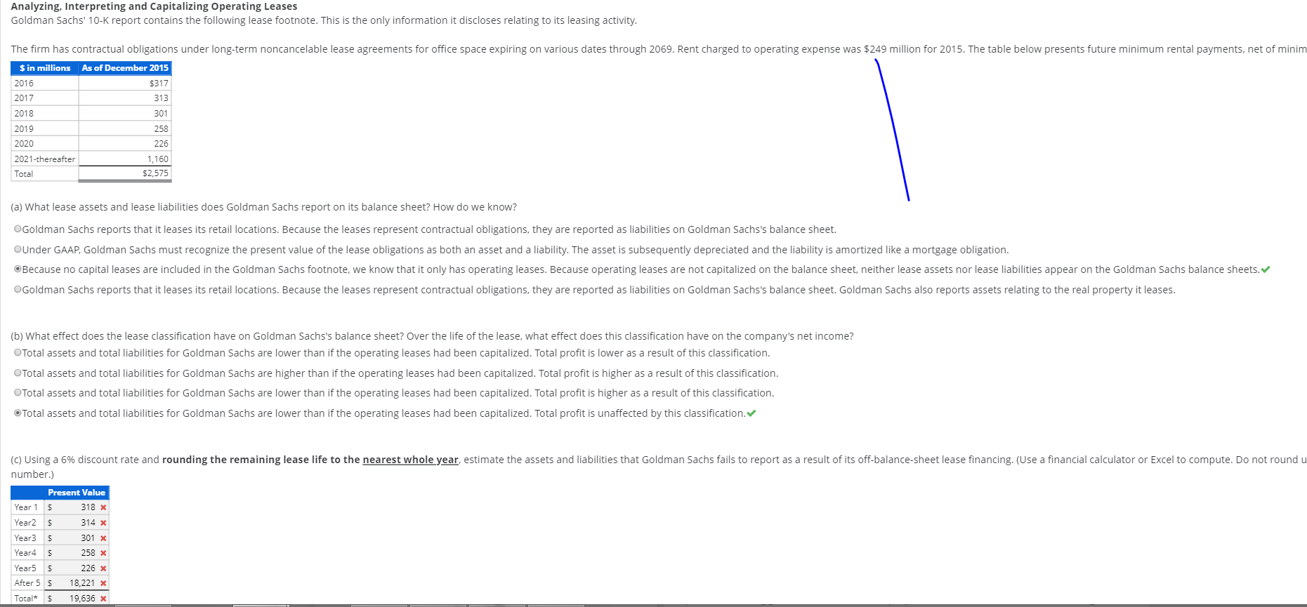Analyzing, Interpreting and Capitalizing Operating | Chegg.com