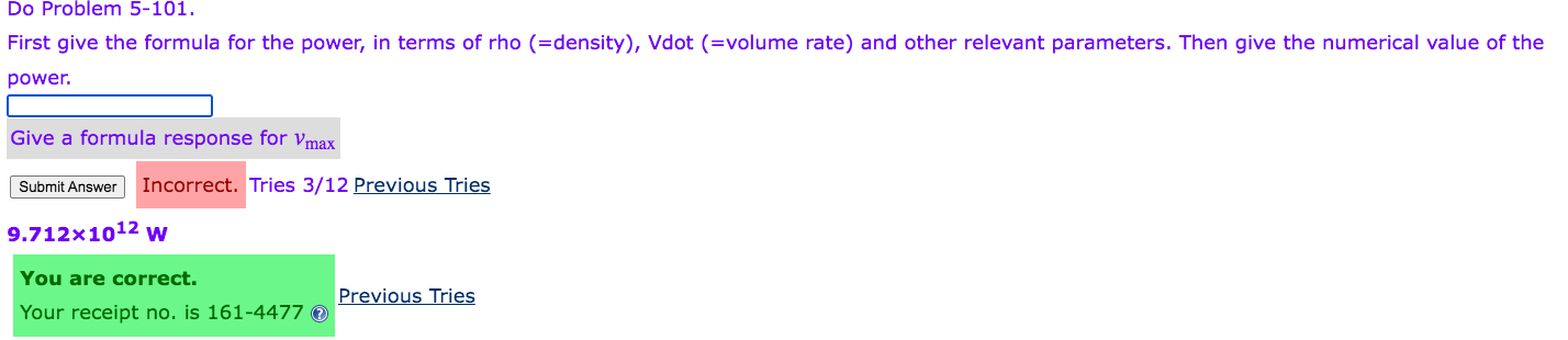 First give the formula for the power, in terms of rho | Chegg.com