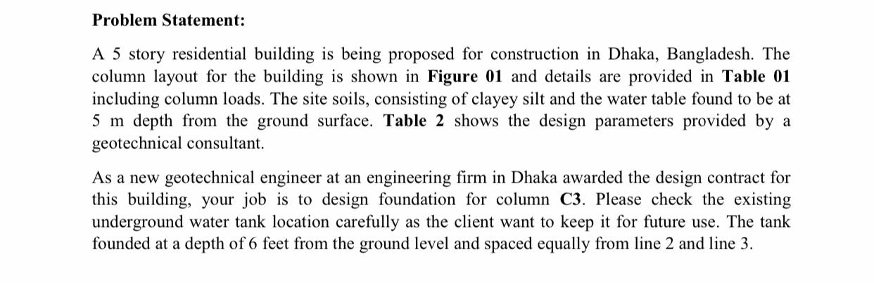 Solved Problem Statement: A 5 story residential building is | Chegg.com