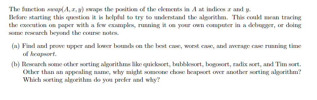 Solved 2. [14 marks) Title Consider the following algorithm | Chegg.com