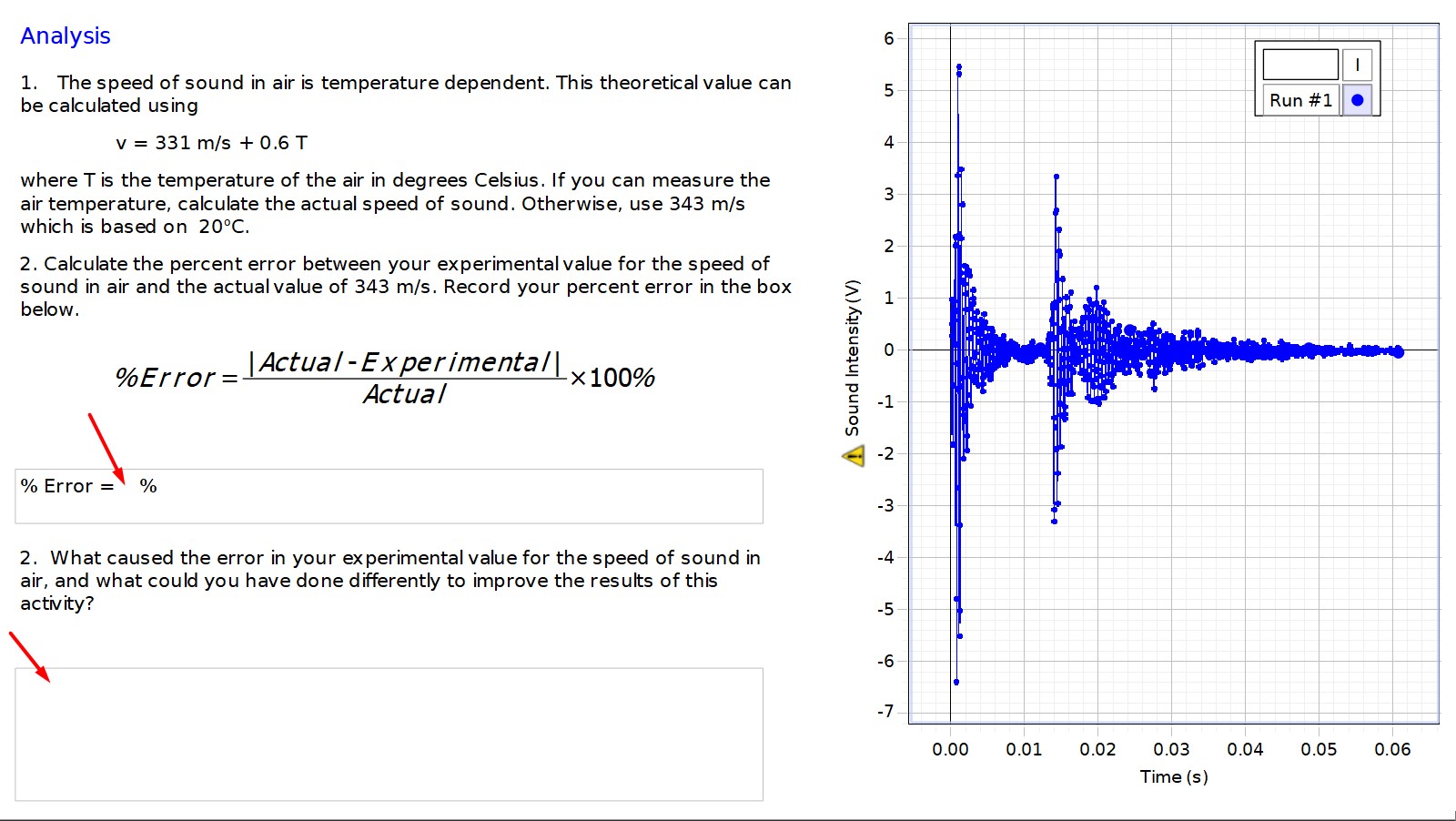 Lab 59: Speed of Sound in Air Introduction The | Chegg.com
