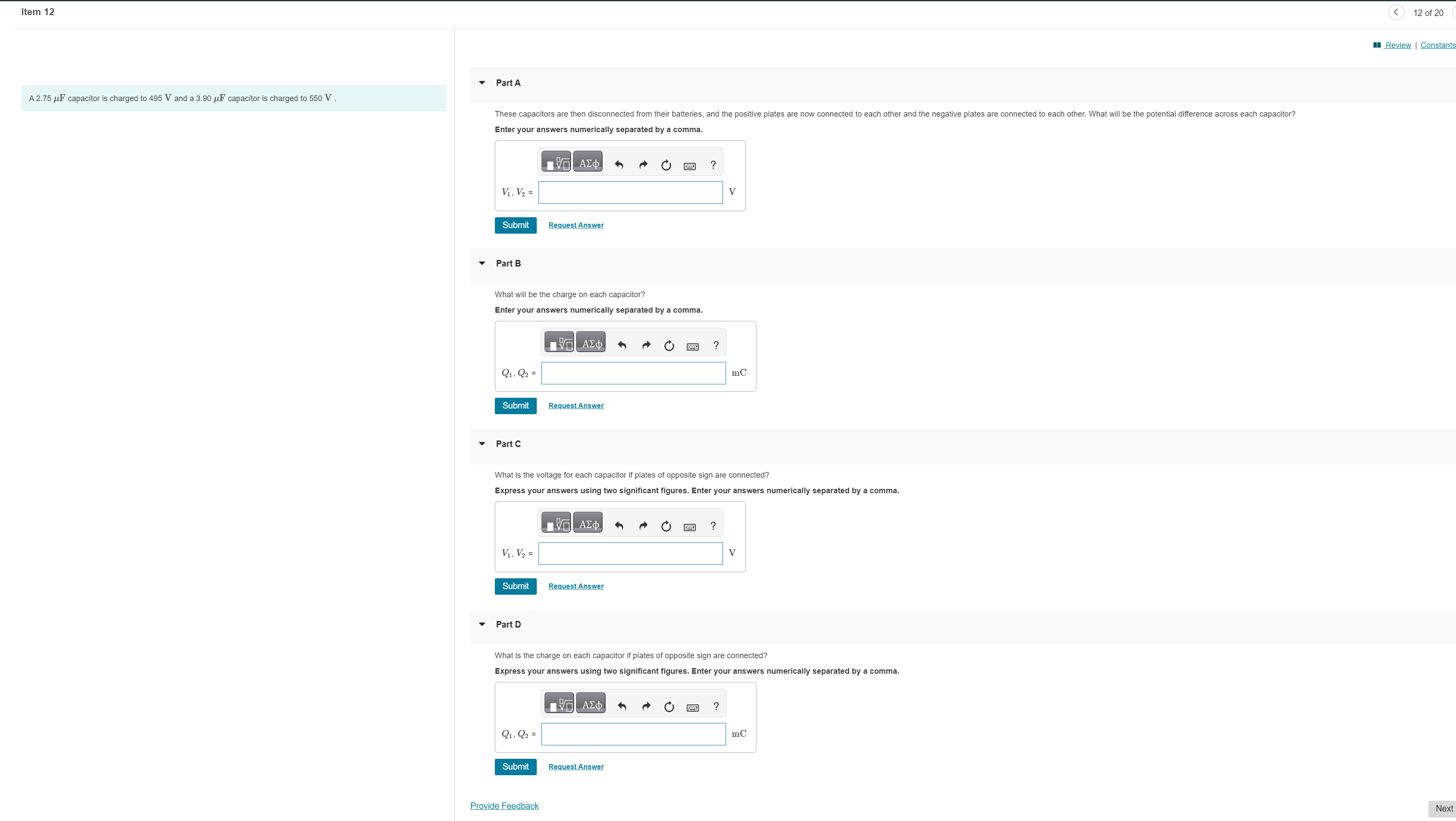 Solved Enter your answers numerically separated by a | Chegg.com
