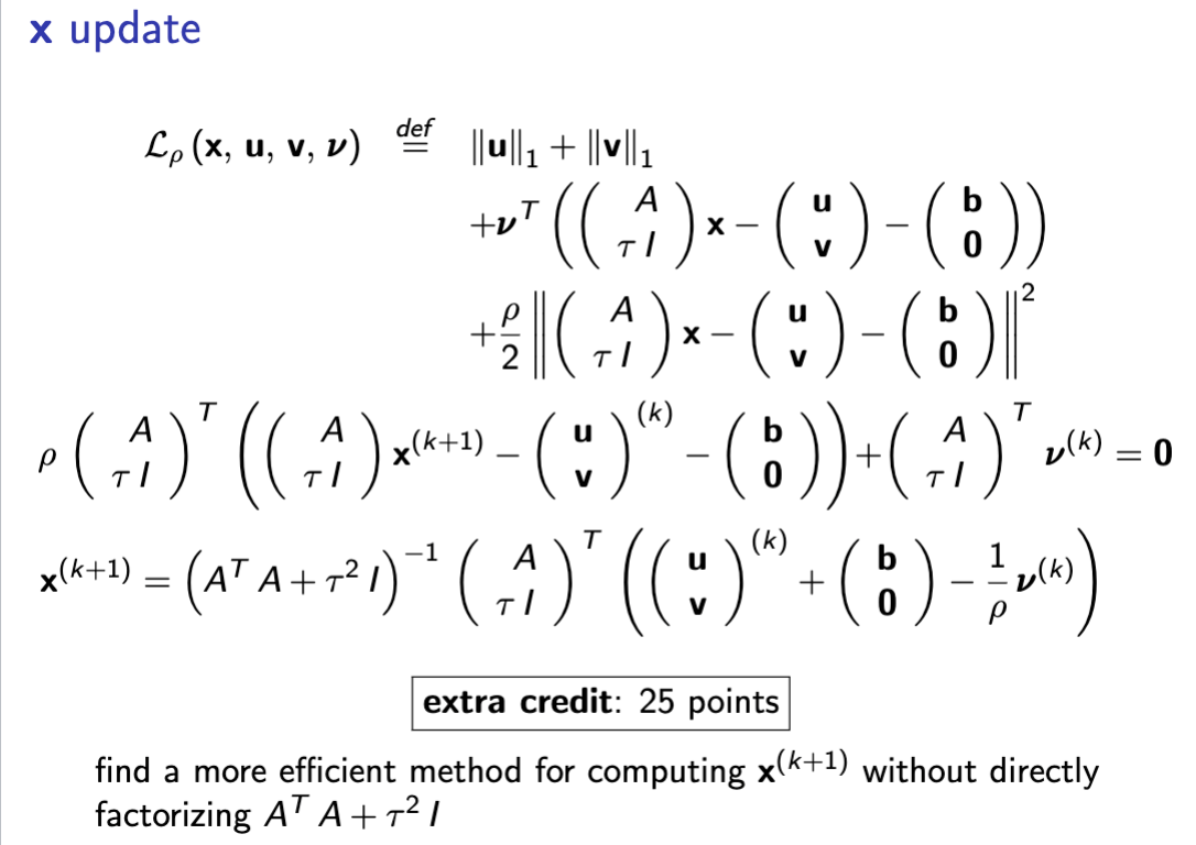 Solved Solve the one-norm Lasso problem discussed in class. | Chegg.com