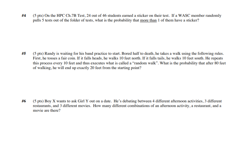 Solved #4 (5 pts) On the HPC Ch.7B Test, 24 out of 46 | Chegg.com