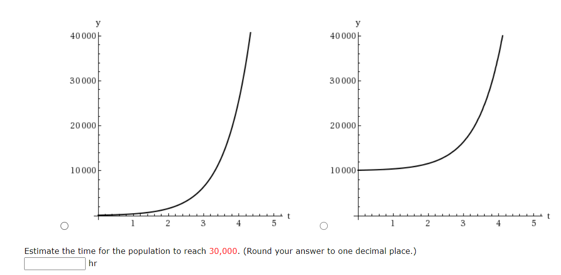 Solved A graphing calculator is recommended. A bacteria | Chegg.com
