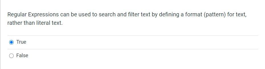 Solved Regular Expressions are a feature unique to UNIX and | Chegg.com