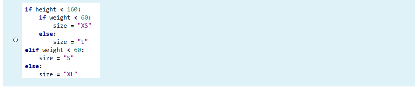 Solved Which Python Script Correctly Implements The Logic 