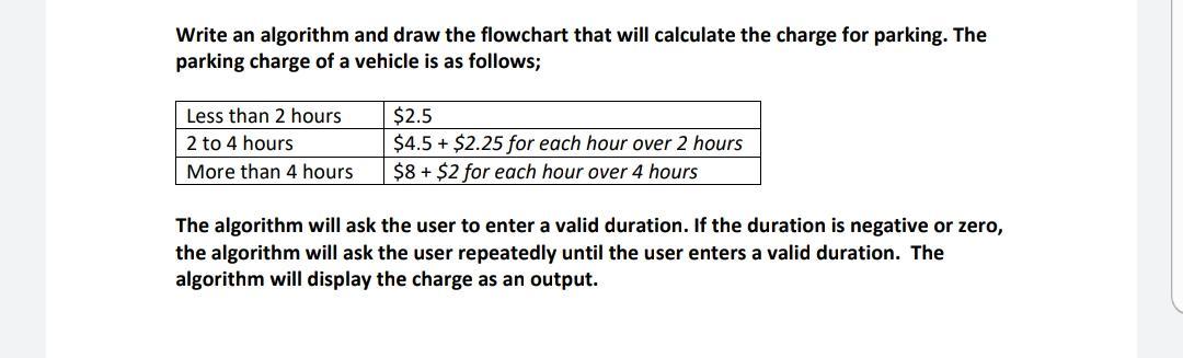 Solved Write an algorithm and draw the flowchart that will | Chegg.com