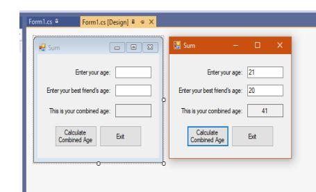 Solved Sum - X Sum Х Enter your age Enter your age: 30 Enter | Chegg.com