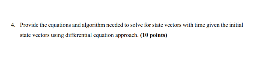 Solved 4. Provide the equations and algorithm needed to | Chegg.com