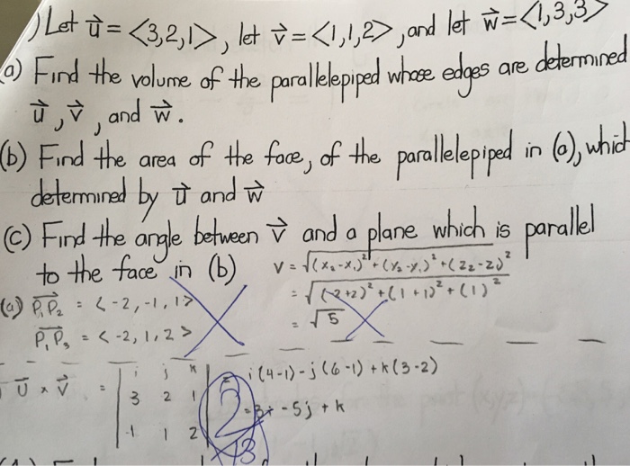 Solved Let u = (3, 2, 1), let v = (1, 1, 2) and let w = (1, | Chegg.com Solved Let u = (3, 2, 1), let v = (1, 1, 2) and let w = (1, | Chegg.com