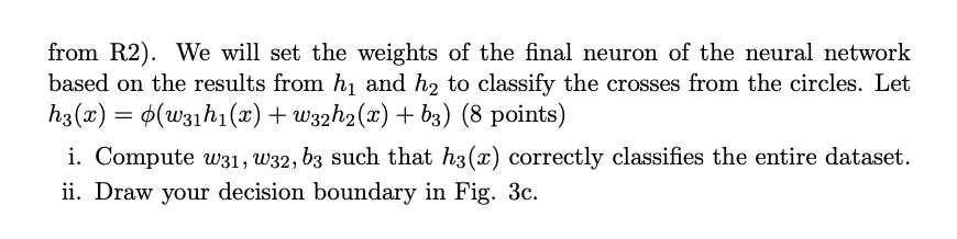3 Consider A Classifier In The Form Of A Neural