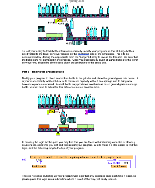 Solved Bottle Line Simwlotion Bottle Line Simulation Wo | Chegg.com