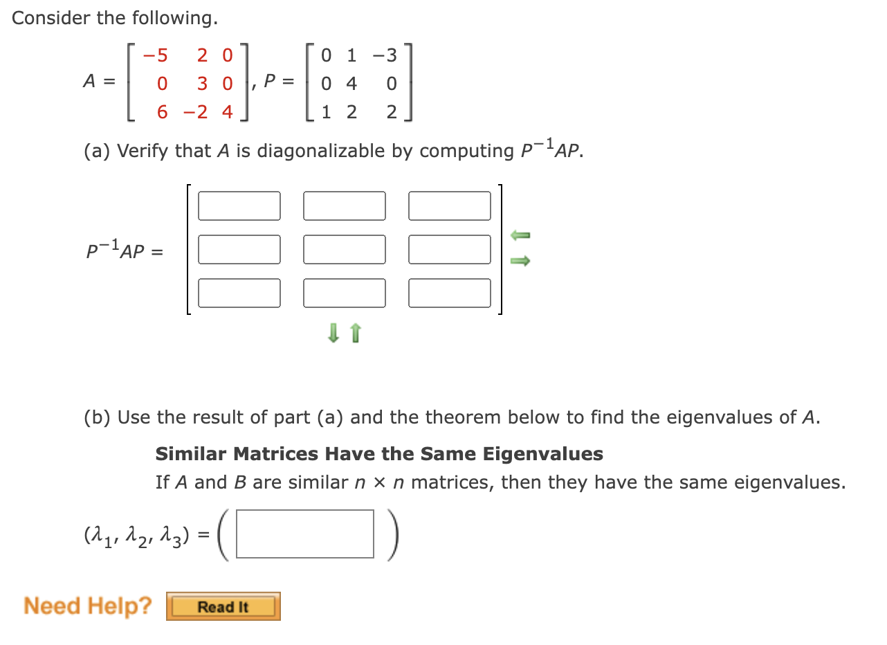 Solved Consider the following. | Chegg.com