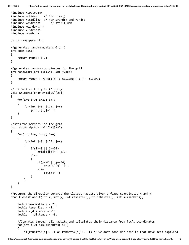 General Instructions: Read the problem description | Chegg.com