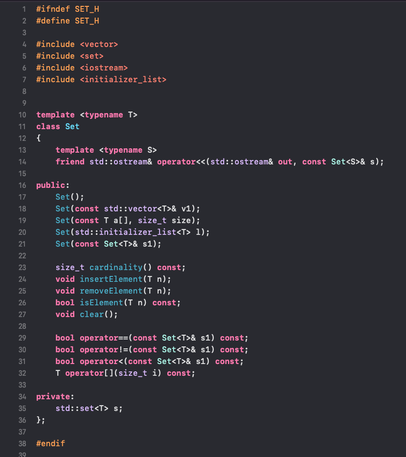 ONLY setfunctions.cpp should be edited , please help | Chegg.com
