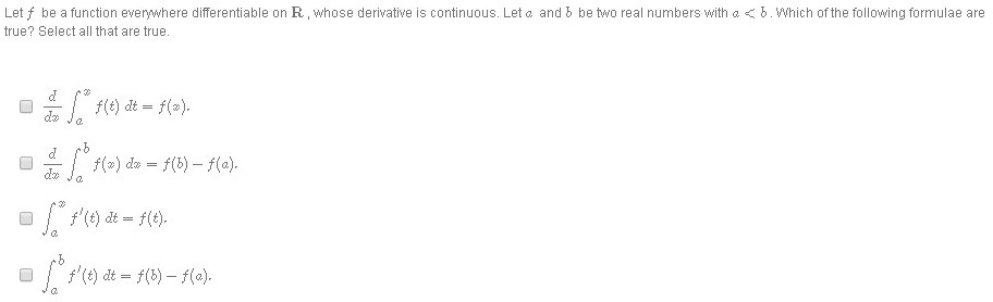 Solved Let f be a function everywhere differentiable on R, | Chegg.com