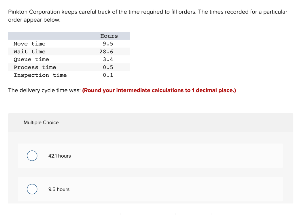 Solved Pinkton Corporation keeps careful track of the time | Chegg.com