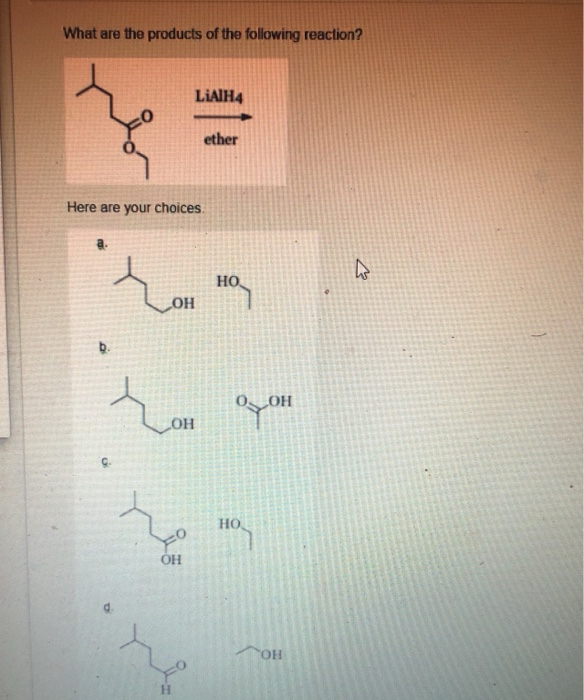 Solved Which of the following is an enolate? H,CCH H HC-OH | Chegg.com