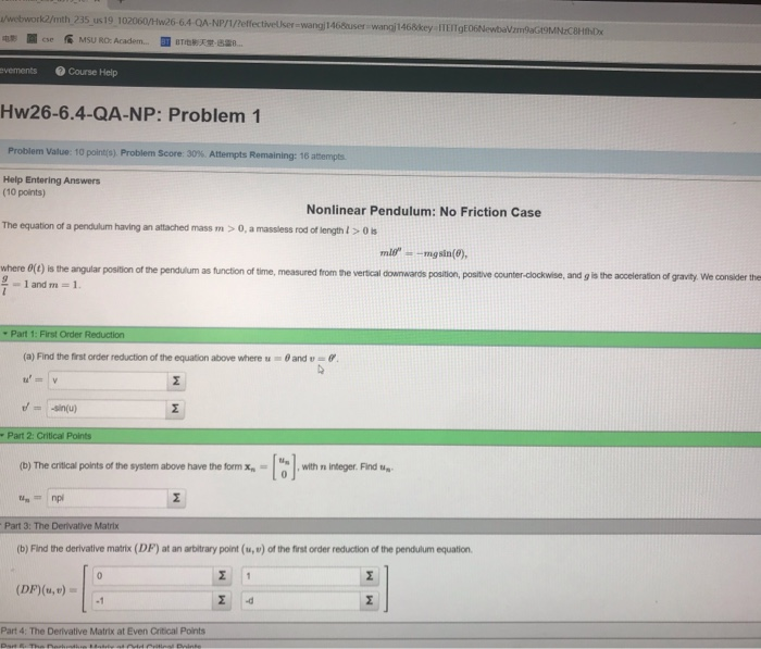 Solved w/webwork2/mth 235 us19 | Chegg.com