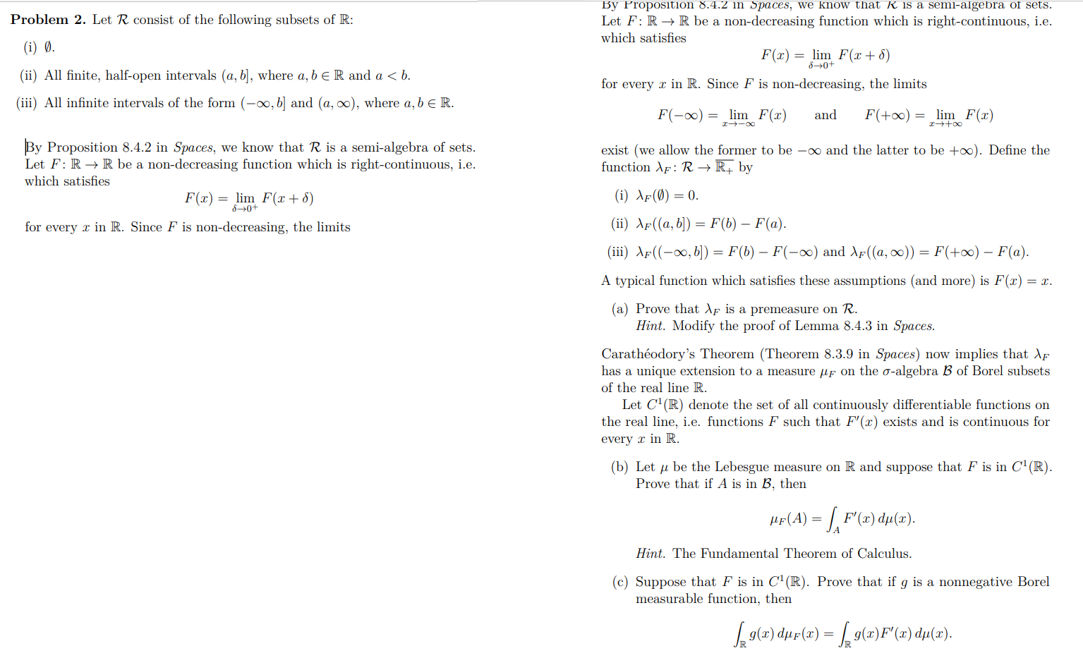 Problem 2. Let R consist of the following subsets of | Chegg.com