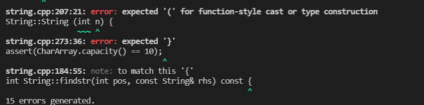 Solved I am getting bugs while trying to compile my cpp to | Chegg.com