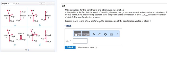 Solved Figure 2of 2 Part F Write equations for the | Chegg.com