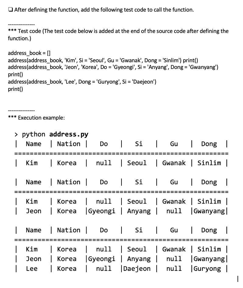 Solved PYTHON: Student address *** Assignments goal: To | Chegg.com