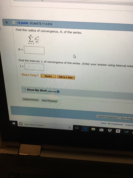 Solved 6. -12 points SCalcET8 11.8.014 Find the radius of | Chegg.com Solved 6. -12 points SCalcET8 11.8.014 Find the radius of | Chegg.com