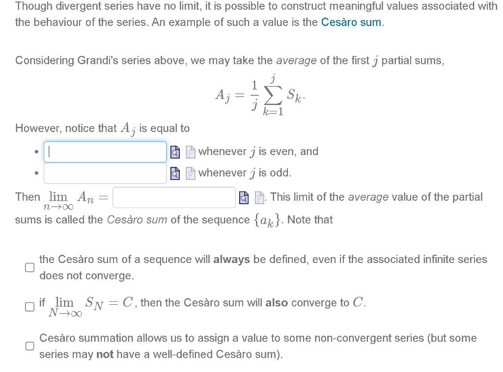 Solved Now, consider the sequence {ak}k=1∞ defined by | Chegg.com