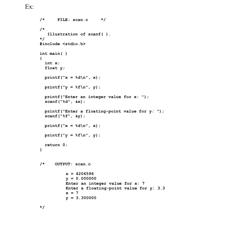 Solved Exercise #2: ----------- - Modify the scan.c | Chegg.com