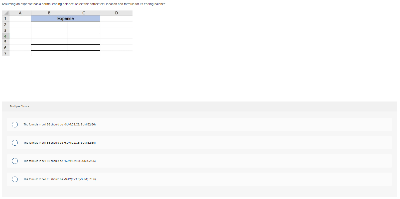 Solved Assuming an expense has a normal ending balance, | Chegg.com