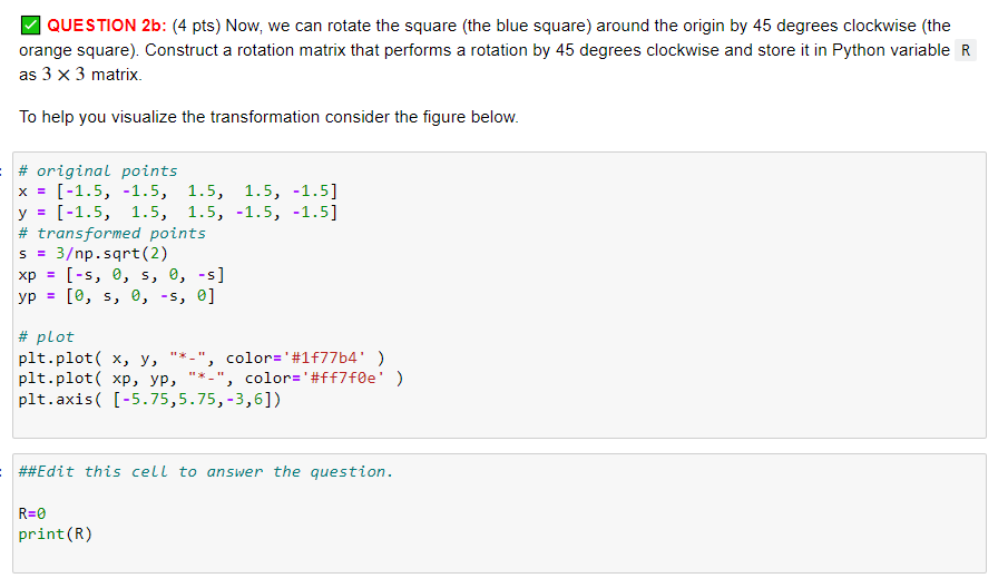 Solved (−5.75,5.75,−3.0,6.0)QUESTION 2b: (4 pts) Now, we can | Chegg.com