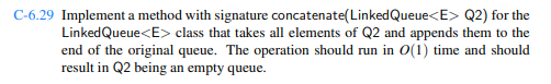 Solved C-6.29 Implement a method with signature | Chegg.com