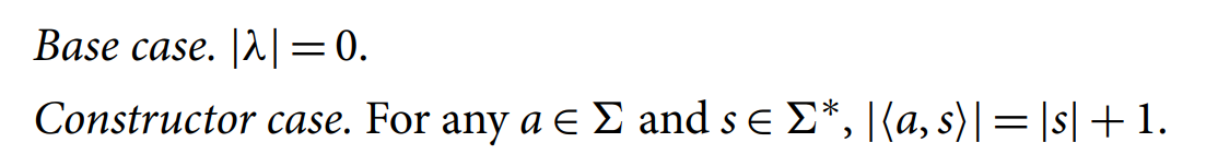 Solved The inductive definition should be clearly defined by | Chegg.com