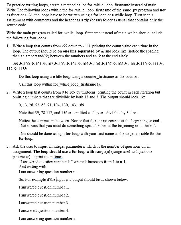 Solved 2. Write a loop that counts from 0 to 169 by | Chegg.com