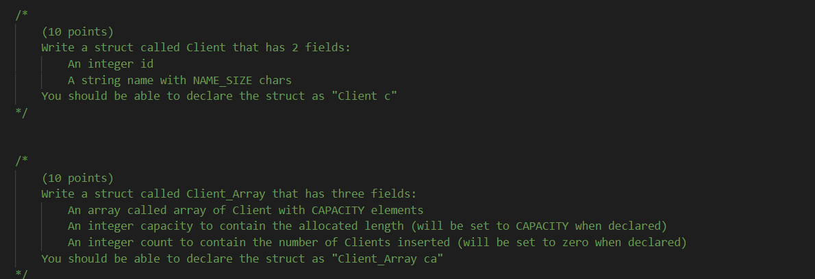 Solved The main function should demonstrate that your | Chegg.com
