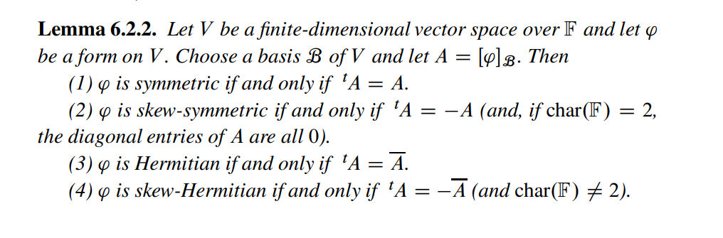 Solved Lemma 6.2.2. ﻿Let V ﻿be a finite-dimensional vector | Chegg.com