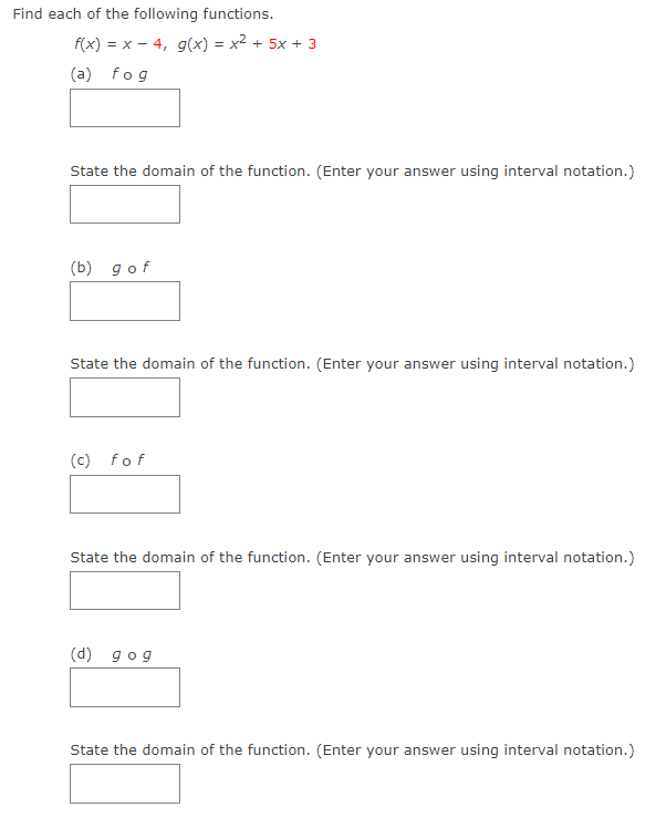 Solved Find each of the following | Chegg.com