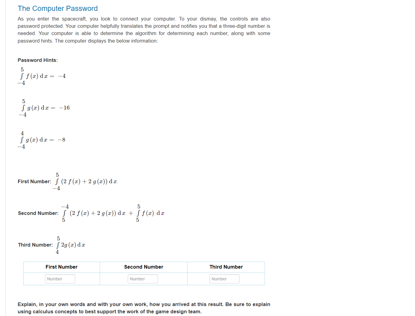 Solved The Computer Password As you enter the spacecraft, | Chegg.com