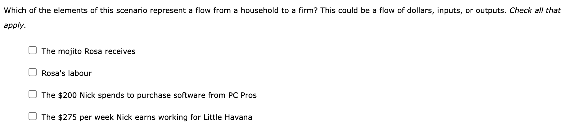 Solved Which of the elements of this scenario represent a | Chegg.com