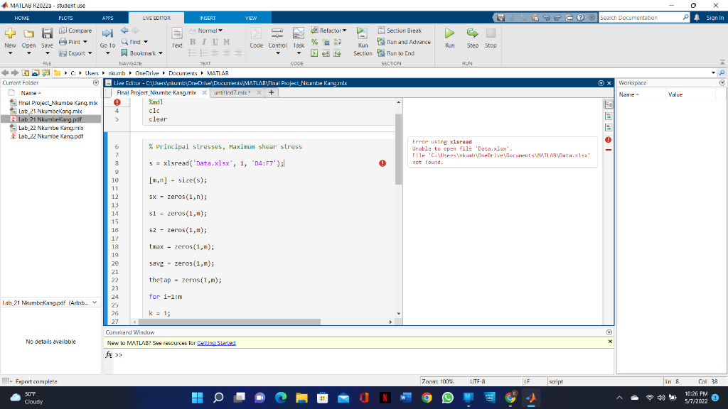 Solved Find the solution to the error in this program. Show | Chegg.com